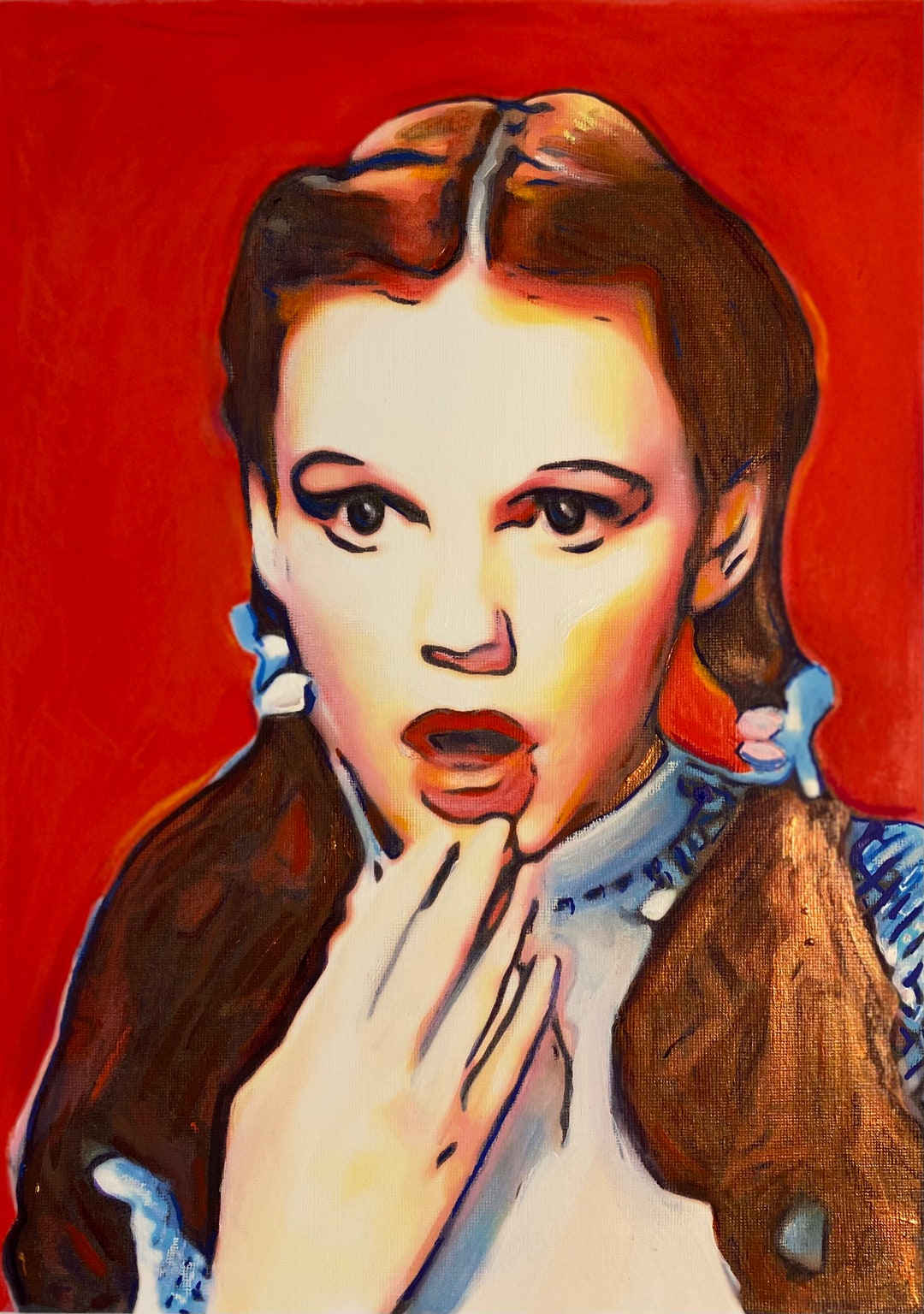 Dorothy Art, Famous Person Art, Wizard of Oz, Gift for Her, Pop Art ...