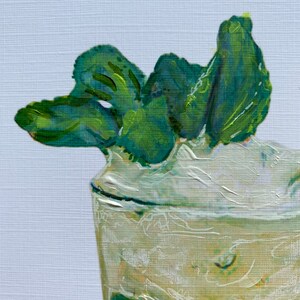 Original Detailed Mojito Painting, Perfect Decor for Bars and Kitchens ...