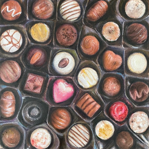 Chocolate Box Art - Etsy