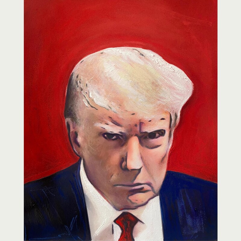 Original Donald Trump Painting - Etsy