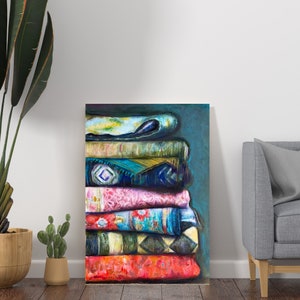 Original Art, Fabric Painting, Fabric, Realism, Expressionism, Blankets ...