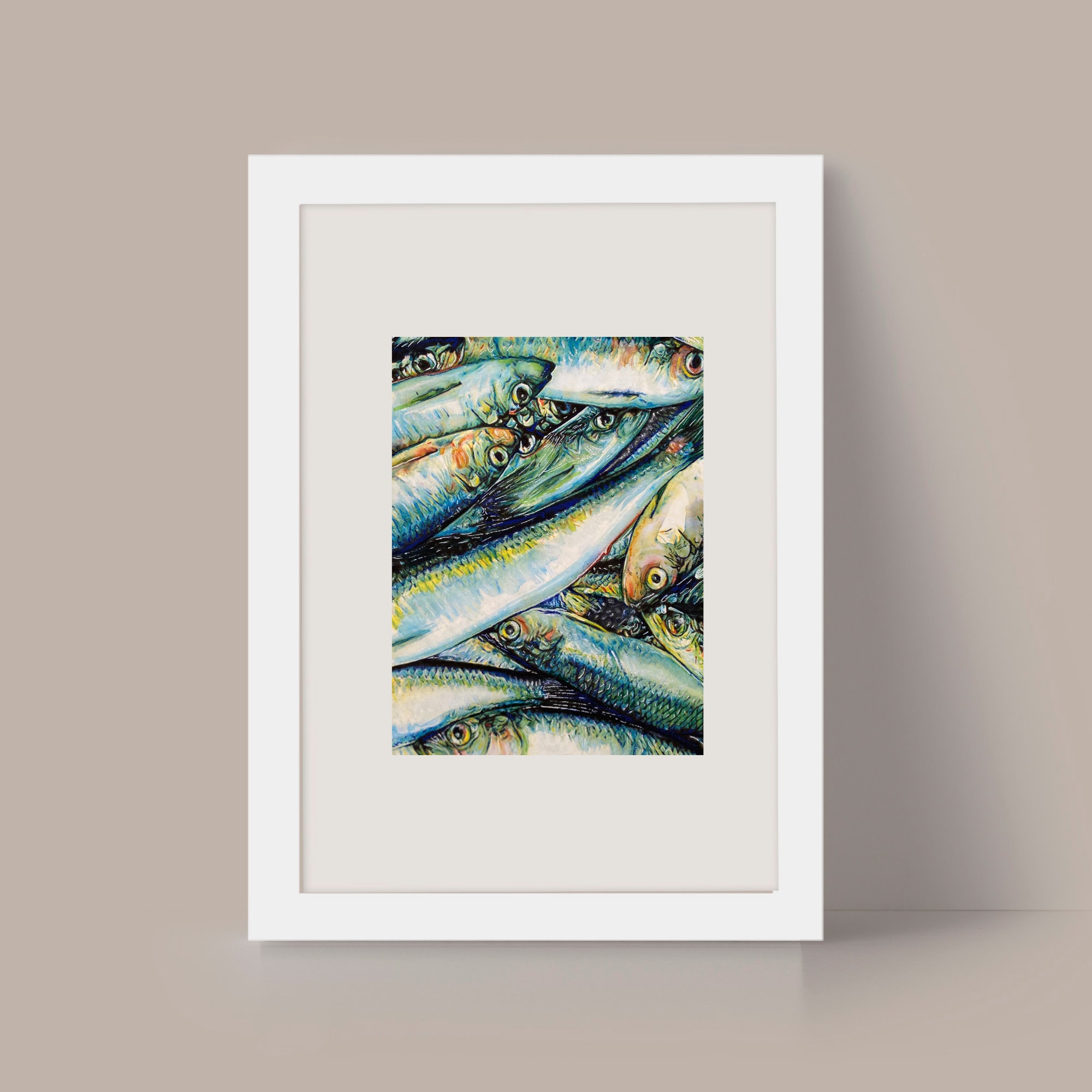 Original Painting Fish Painting Aquatic Art Fish Art Sea - Etsy