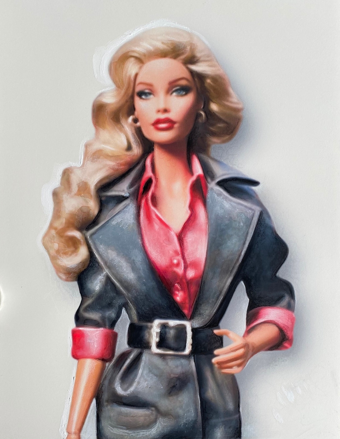 Barbie Art, Original Art, Barbie Fan, Barbie Doll Art, Blonde Barbie ...