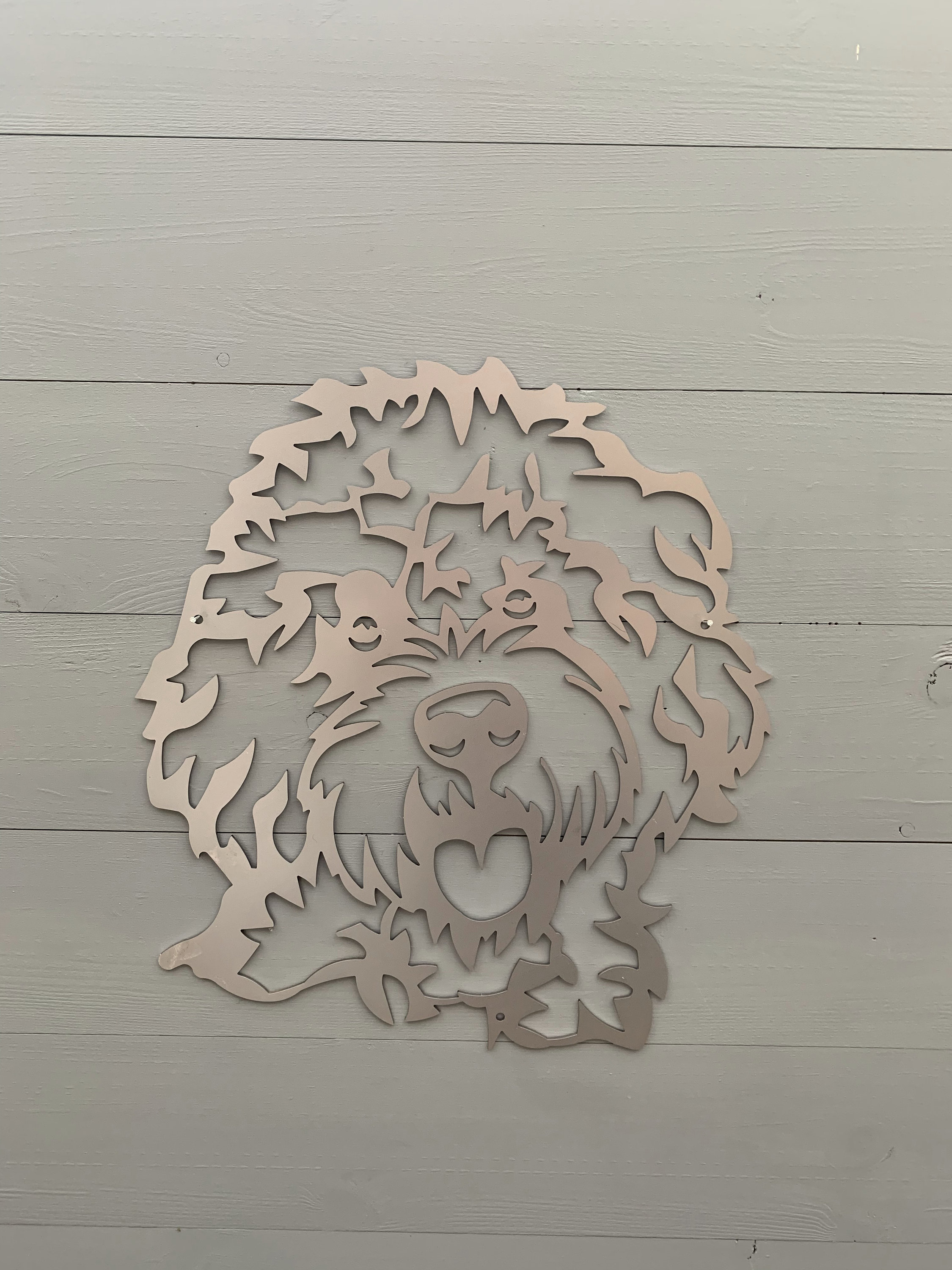 Cockapoo Dog Steel / Metal Wall Garden Sign Art - Etsy UK