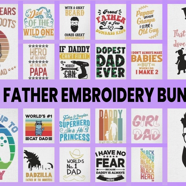 Father Embroidery - Etsy