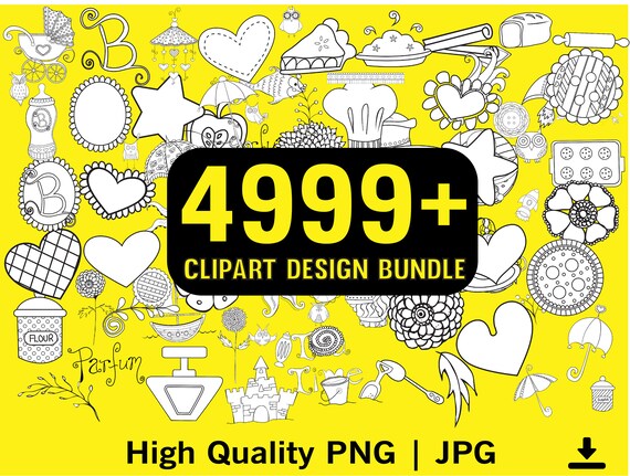 Clipart Bundle Clipart Set Clipart Png Clipart Commercial | Etsy UK
