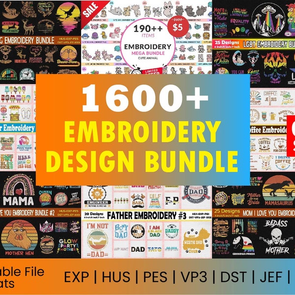 Embroidery Designs - Etsy