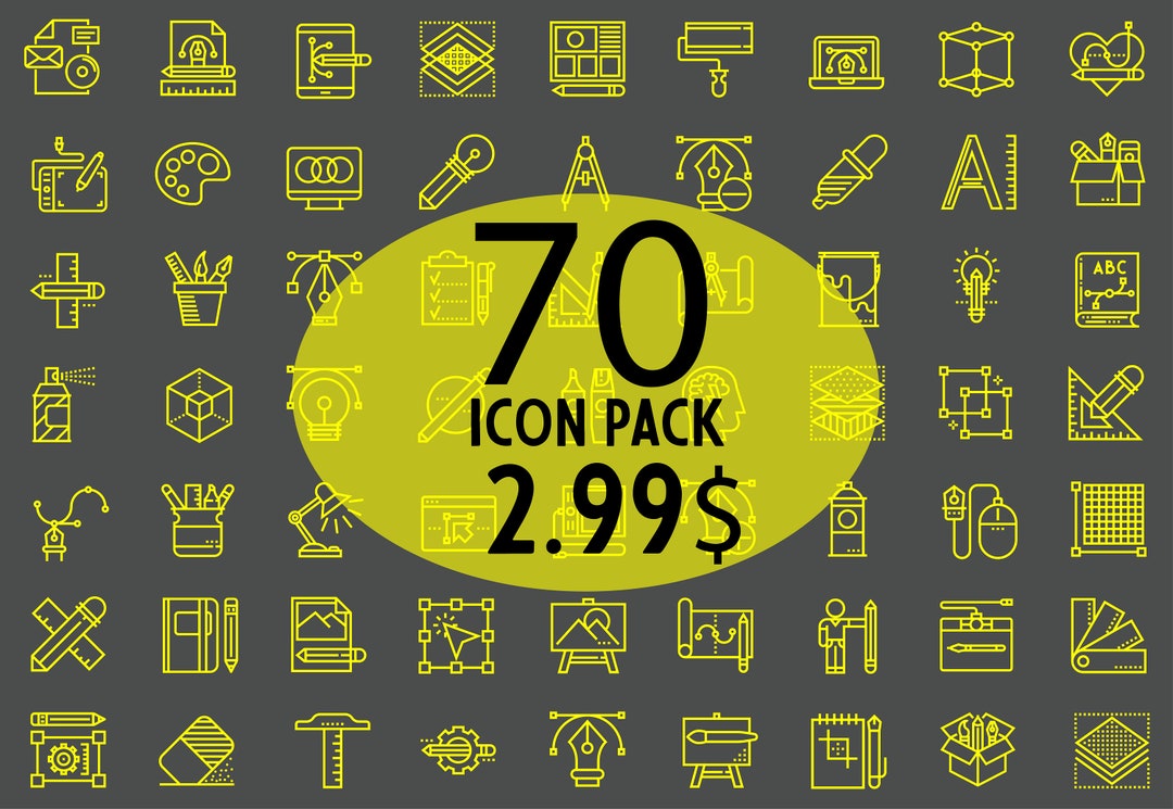 Icons Svg,70 Icon Pack,minimalist Line Art Icon Bundle, Modern Line ...