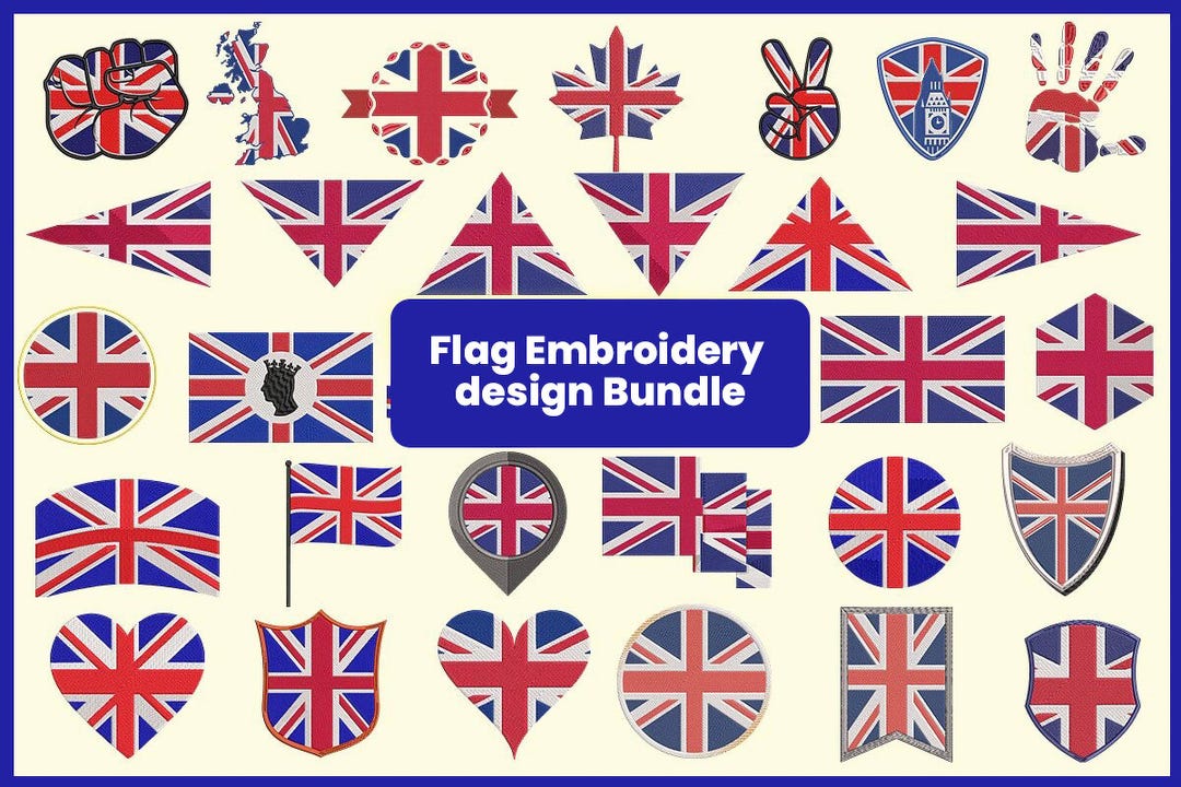 27 England Flag Embroidery , England Flag Embroidery,union Jack Flags ...