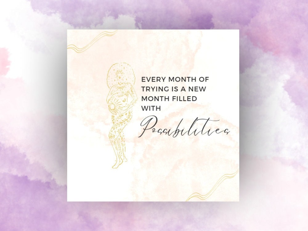 Positive Affirmation Cards for Fertility, Affirmations for Fertility ...