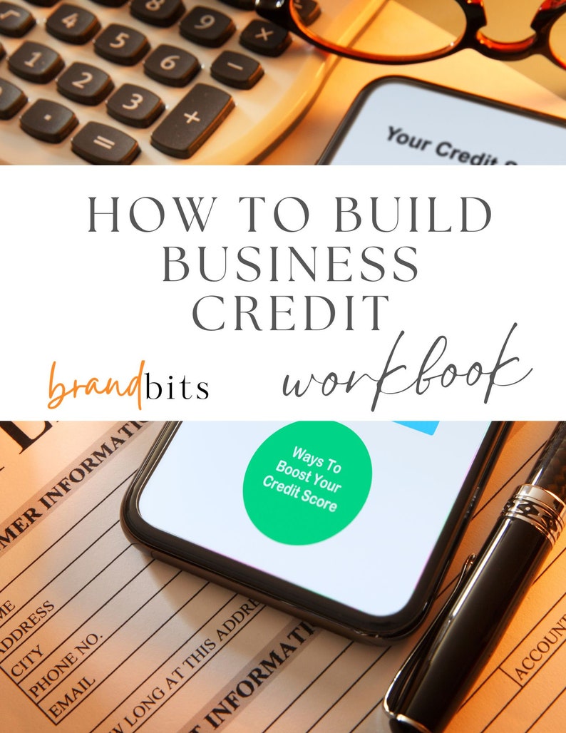 How to Build Business Credit Workbook - Etsy