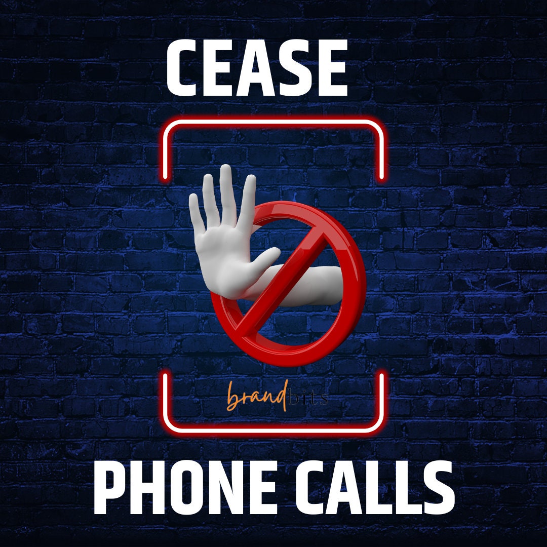 Cease and Desist Contact Letter - Etsy