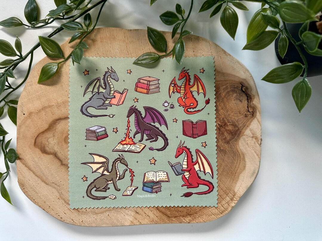 Reading Dragons Cleaning Cloth | Screens Cleaner | Microfiber | Fantasy ...