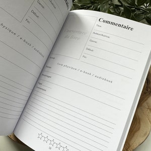 FRENCH VERSION! Reading Journal Green | Book Journal | 100 Books | Book ...