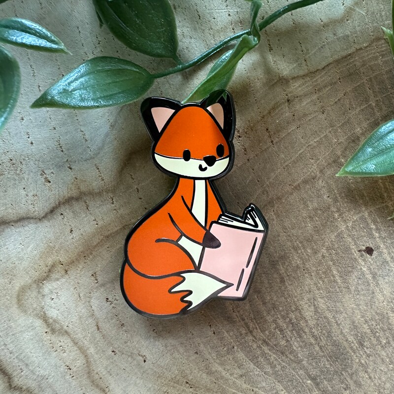 Fox Enamel Pin - Etsy