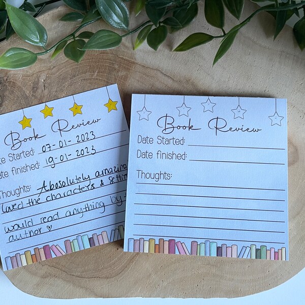Book Review Stamp - Etsy