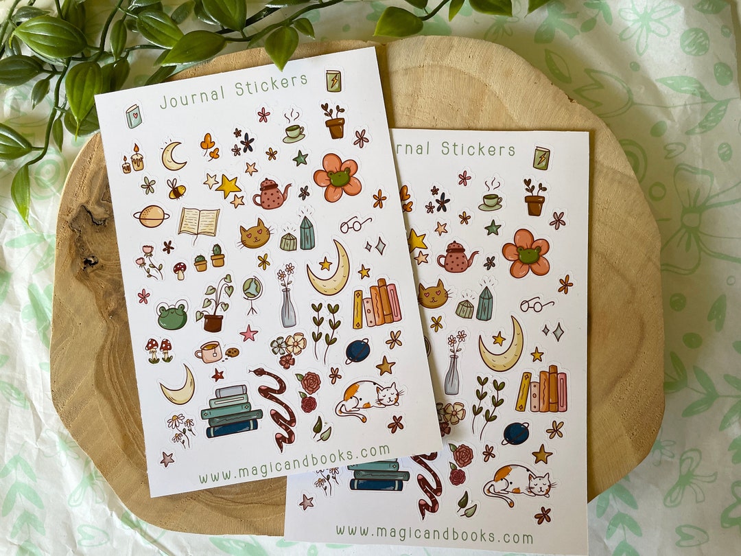 Journal Stickers Sticker Sheet - Etsy