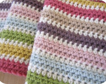 Half Double Crochet Baby Blanket - Etsy