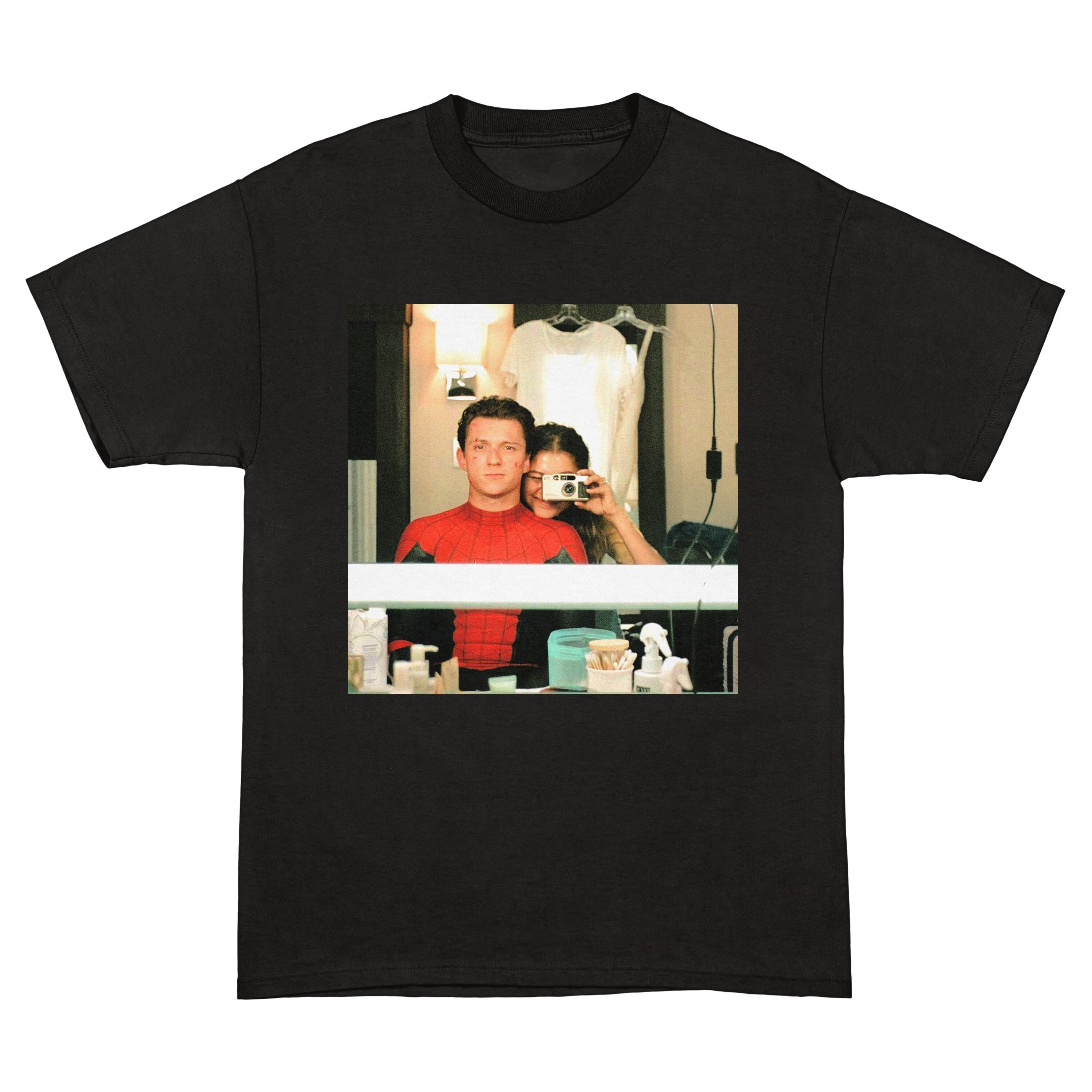 Zendaya X Tom Holland Selfie Mirror Shirt, Zendaya Tee, Superman T ...