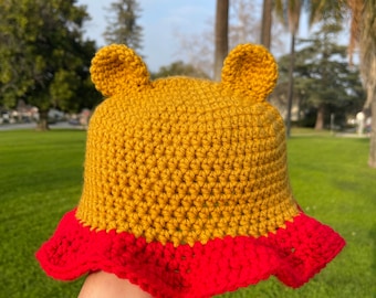 Winnie the Pooh Bucket Hat - Etsy