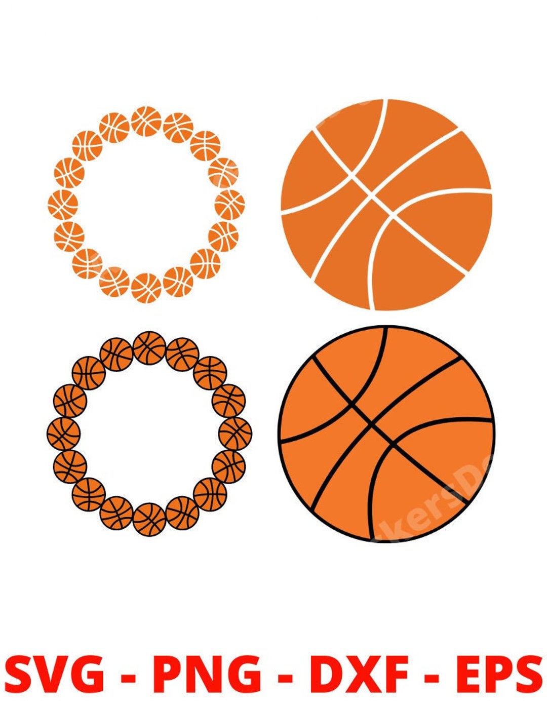 Basketball SVG Bundle Basketball Circle Svg Ball SVG for Cricut Sport ...