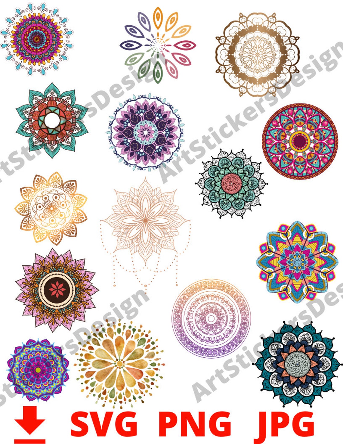 Mandala Svg | Mandala Monogram Frame | Mandala Template for Laser ...