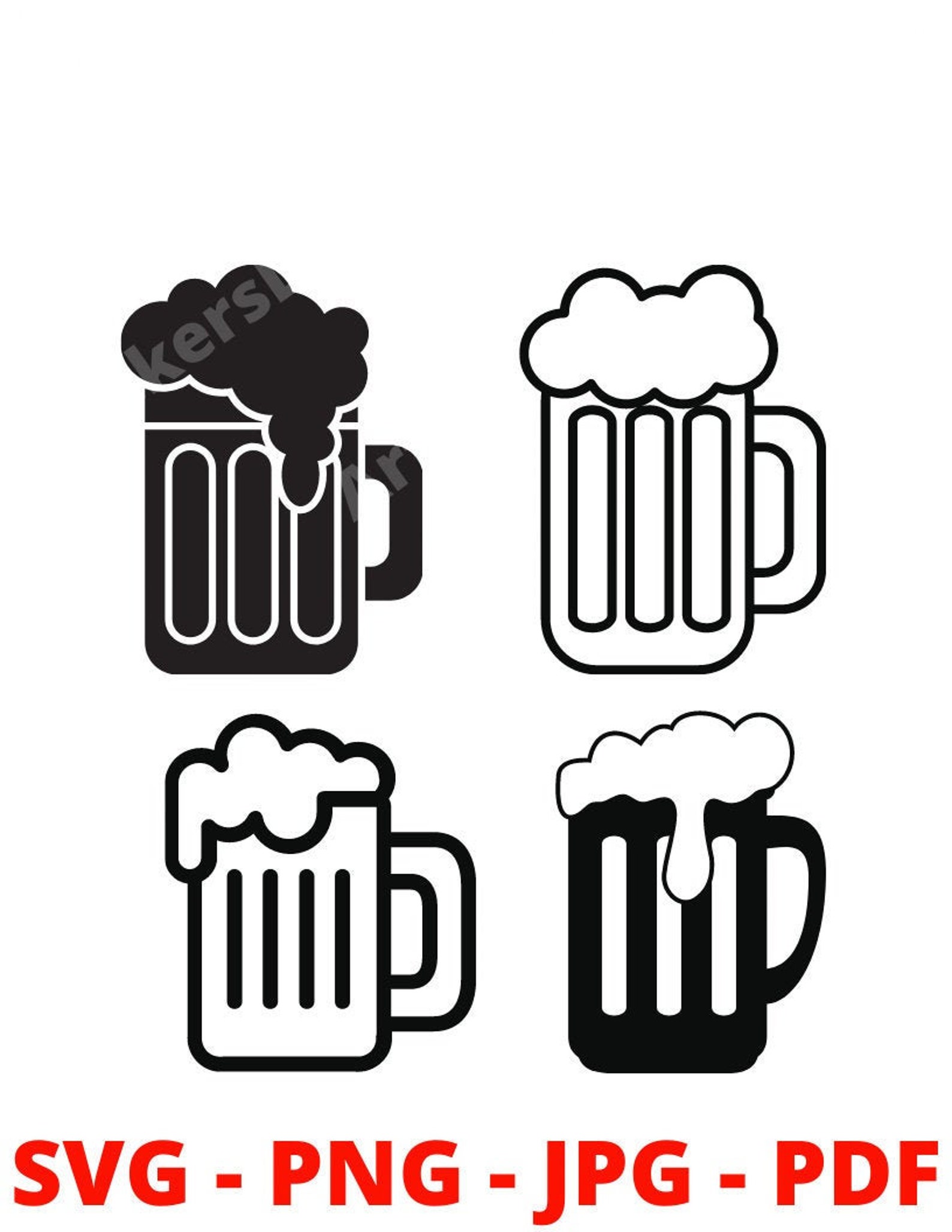 Beer Mug SVG Beer Glass Svg Beer Stein Svg Alcohol Svg - Etsy Canada