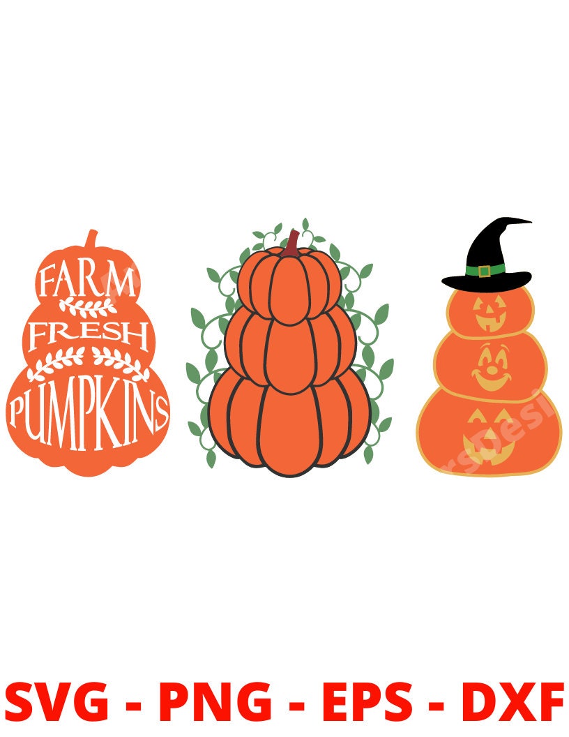 Stacked Pumpkin Sign Pumpkin SVG Pumpkin Porch Sign SVG - Etsy