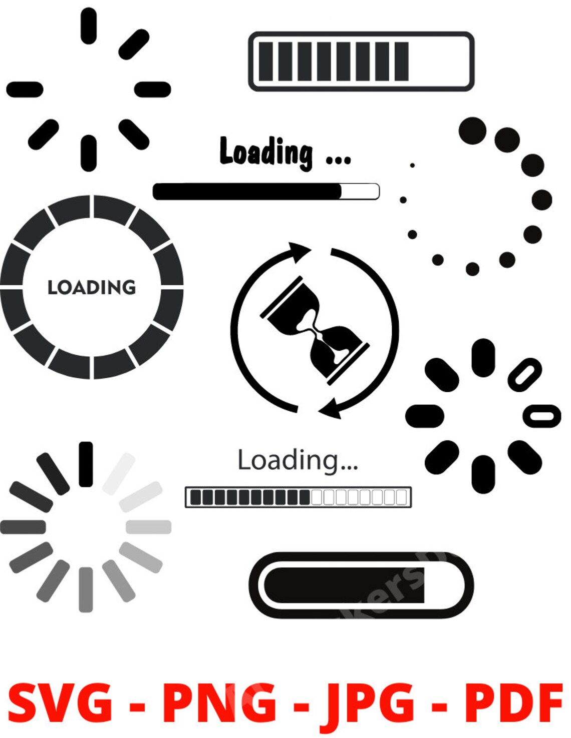 Loading SVG | Digital Loading Svg | Loading Vector | Loading Icon Svg ...
