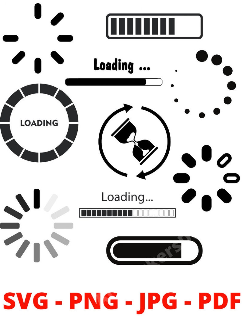 Loading SVG | Digital Loading Svg | Loading Vector | Loading Icon Svg ...
