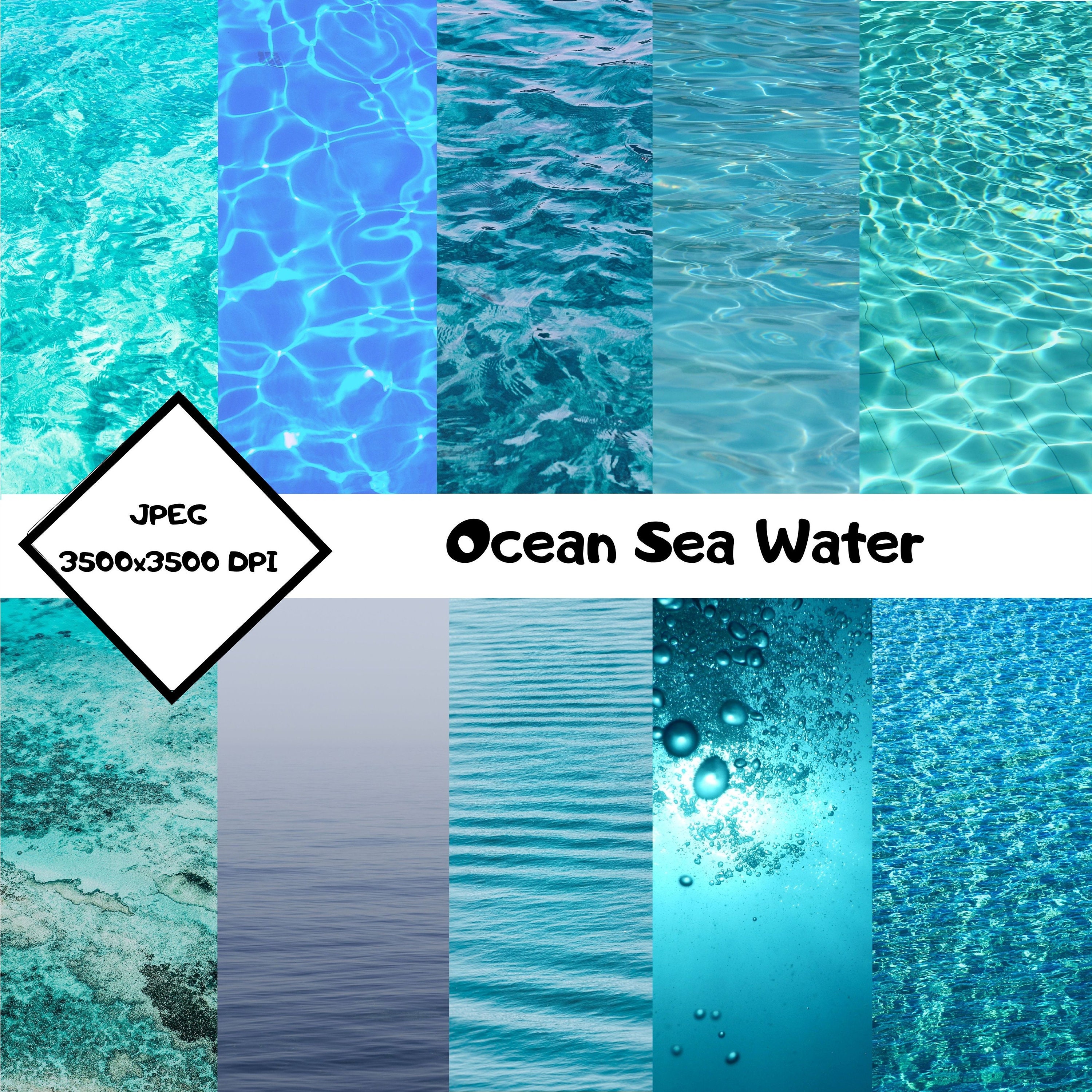 Pool Water Background Ocean Sea Water Digital Papers - Etsy