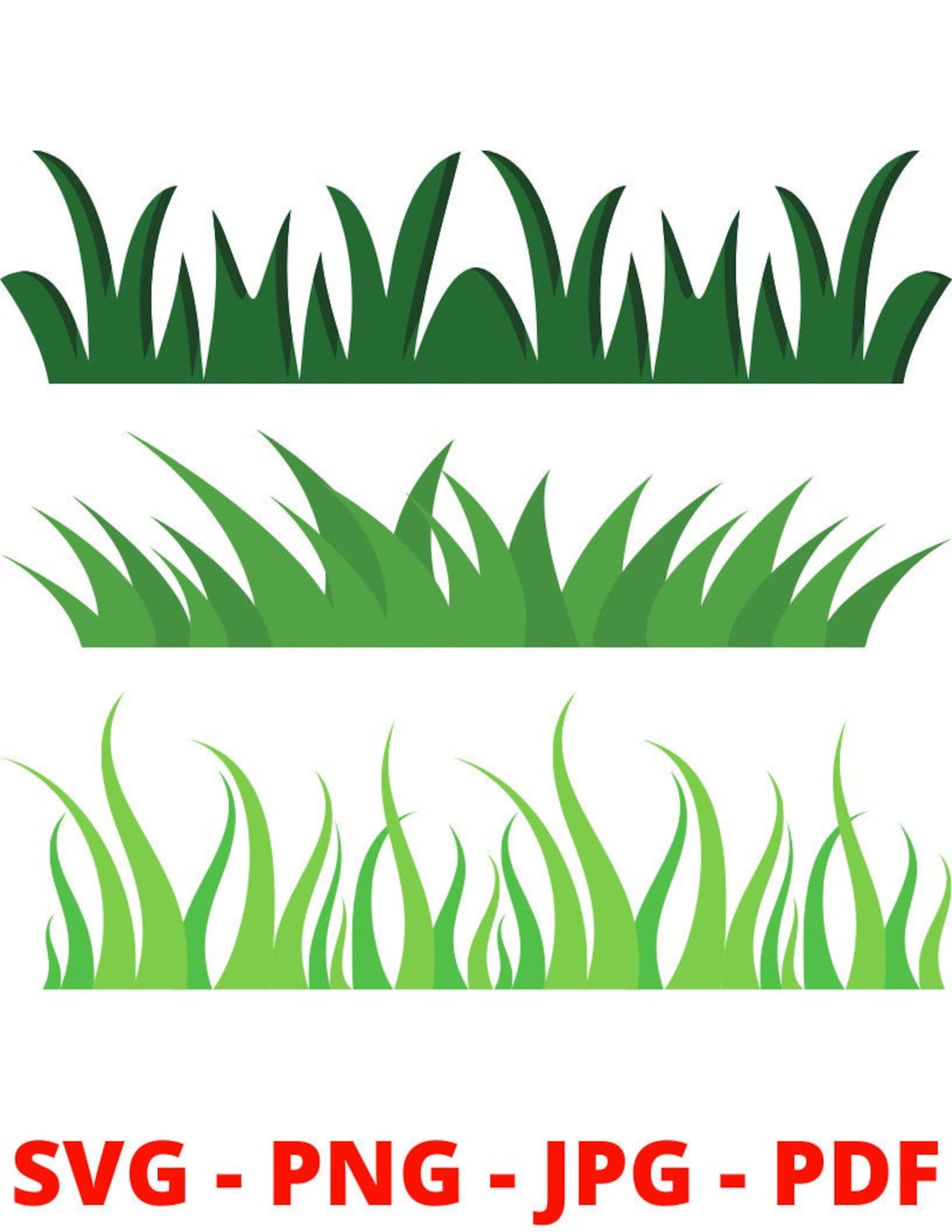 Grass Svg Instant Download Cricut Svg Jpg Pdf Png Files - Etsy