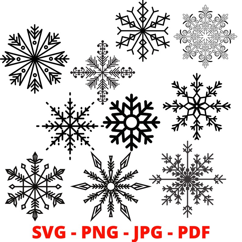 Snowflake Svg | Christmas Snowflake Svg | Snow Svg | Christmas Svg ...