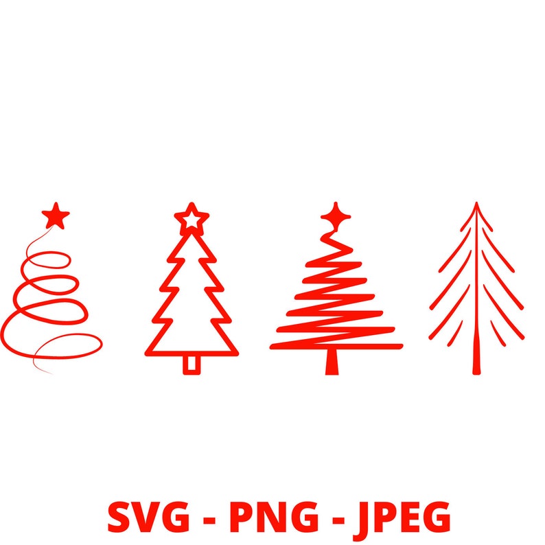 Christmas Tree Svg Bundle, Christmas Svg, Christmas Tree Svg, Christmas ...