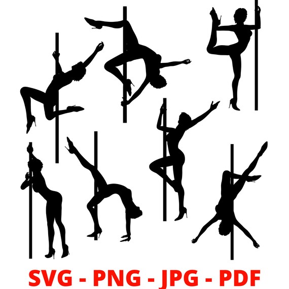Pole Dance Svg Exotic Dancer Svg Stripper Art SVG Cricut - Etsy