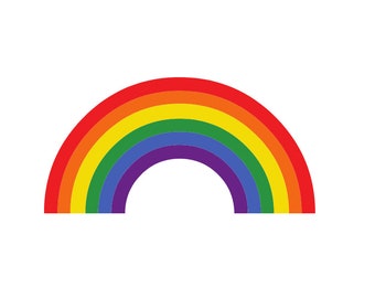 Rainbow Svg, Rainbow Clipart, Svg, Png, Jpg, Eps, Dxf, Studio.3 Cut ...