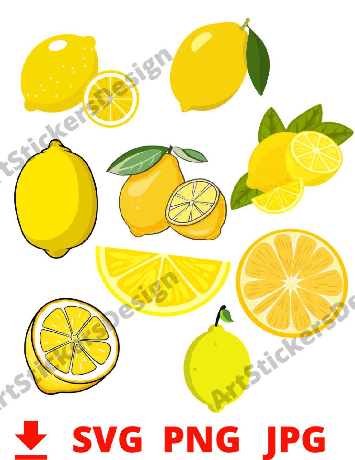 Lemon SVG PNG JPG Cricut Lemon Fruit Svg Lemon Cipart Cricut Svg ...