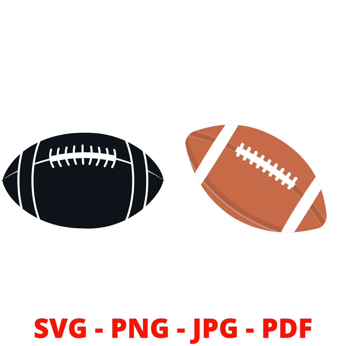 Football SVG Football Cut File for Cricut Football Cut Files Football ...