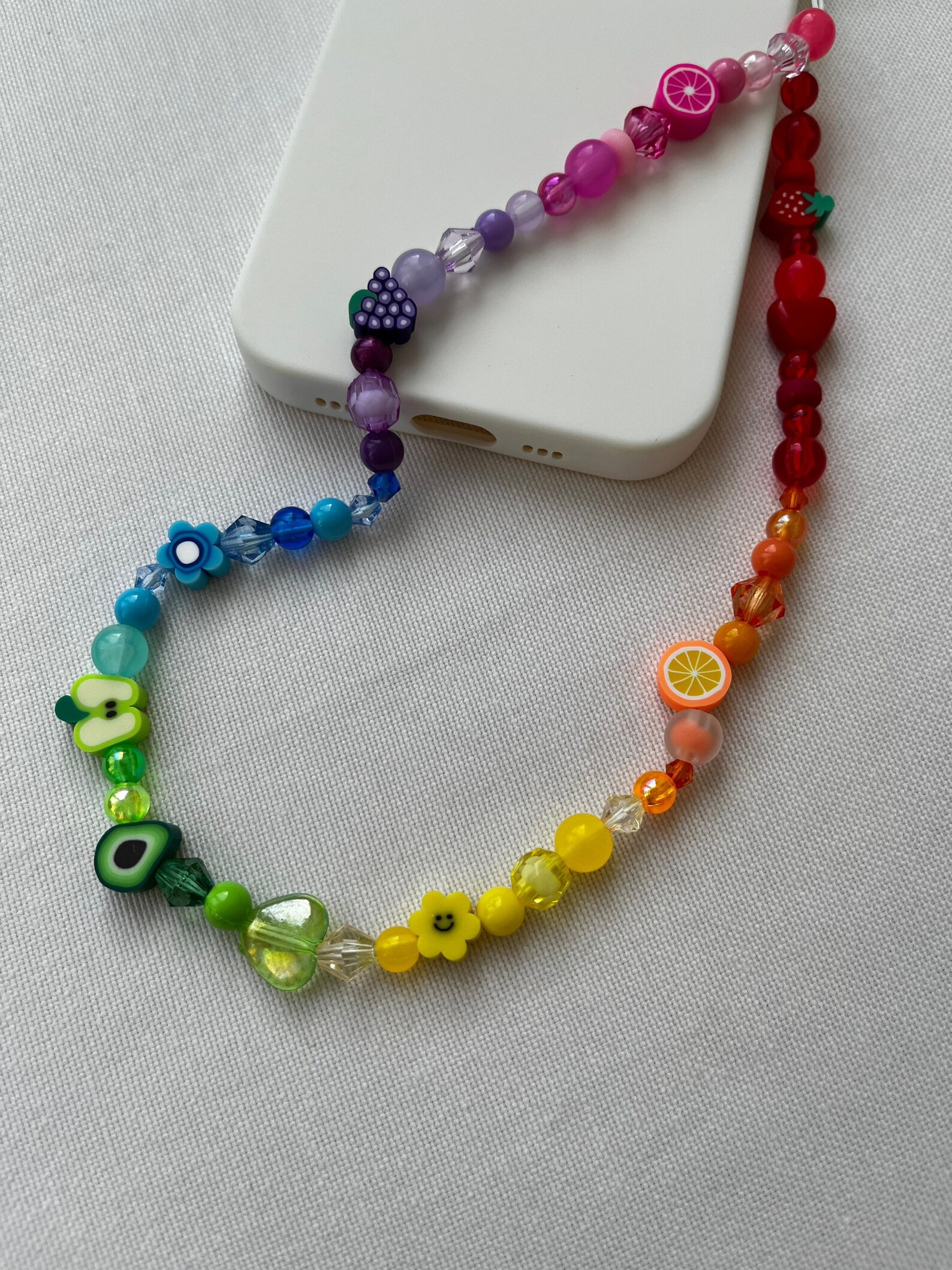 Rainbow Phone Straps | Colorful Phone Charms | Cute Phone Charms ...