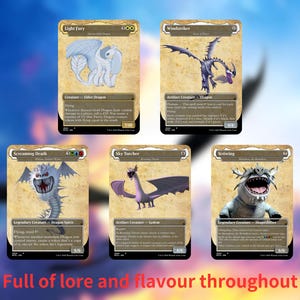 How to Train Your Dragon Commander Deck • Fly High With Toothless as ...