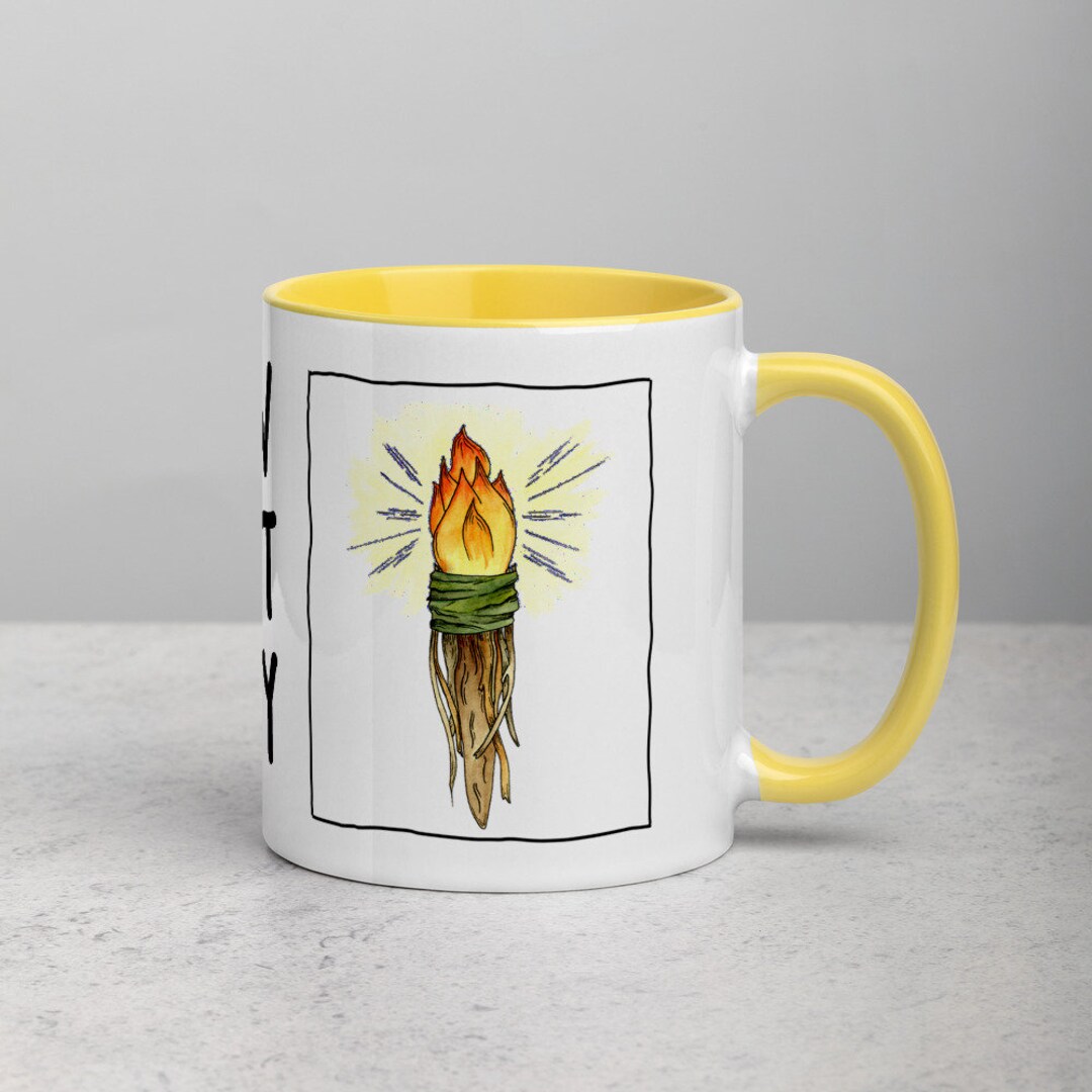 Adventure Game Themed Mug INVENTORY Elven Torch Tea / - Etsy UK