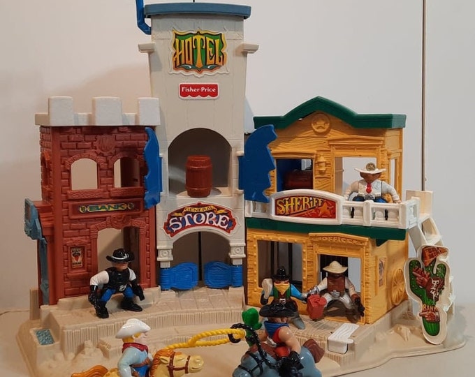 Great Adventures™ Wild Western Town, Fisher Price - Etsy