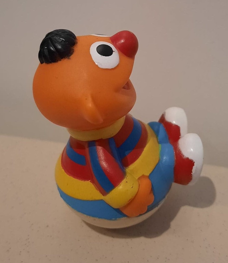 Ernie Sesame street Weeble Jim Hensons Producciones Vintage - Etsy México