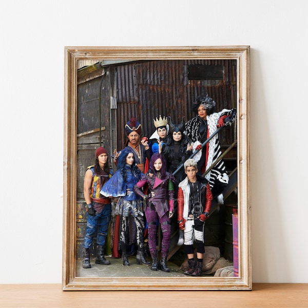 Descendants Wall Art - Etsy