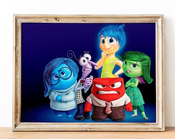 Inside Out Emotions Poster - Etsy