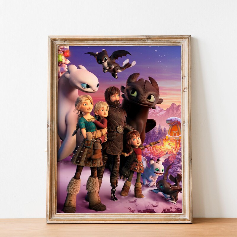 How to Train Your Dragon Poster - Etsy