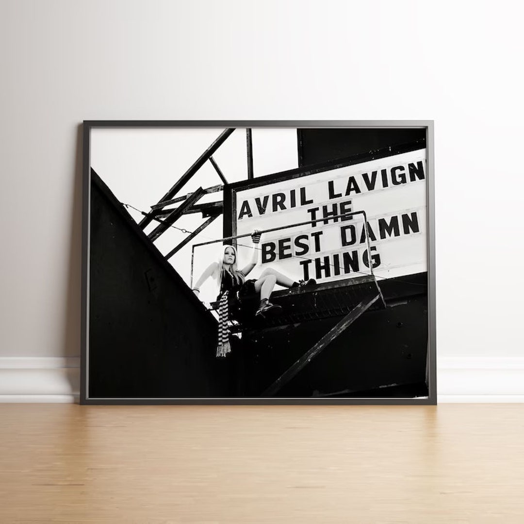 Pop Punk Queen Poster, Monochrome Photo, Wall Art Decor, Home Office ...