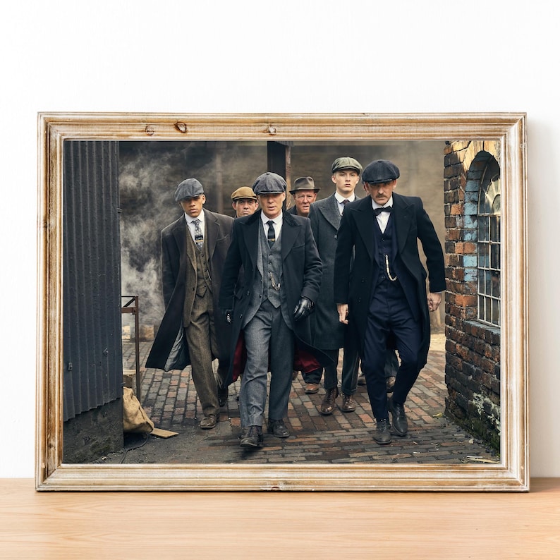 Peaky Blinders Poster, TV Series Wall Art, Home Decor Print, Fan Art ...