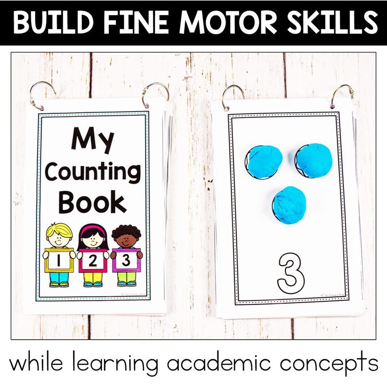 Counting Playdough Mats: Learn to Count Numbers 1-20 (digital Download ...