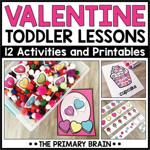 Valentine's Day Toddler Activities: February Homeschool Preschool ...